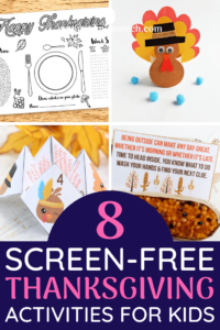 Screen-Free Thanksgiving Activities for Kids